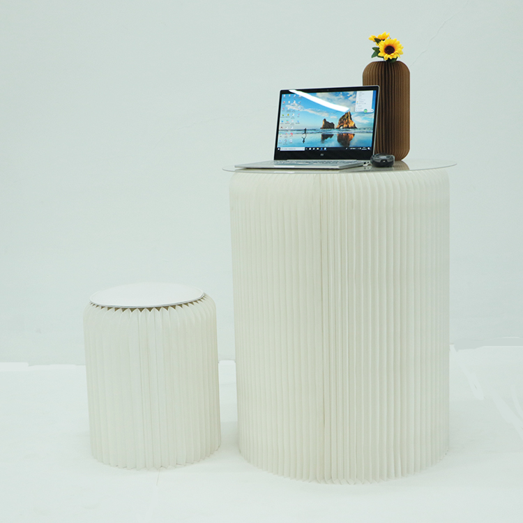 50cm Height Paper Folding Furniture Paper Table